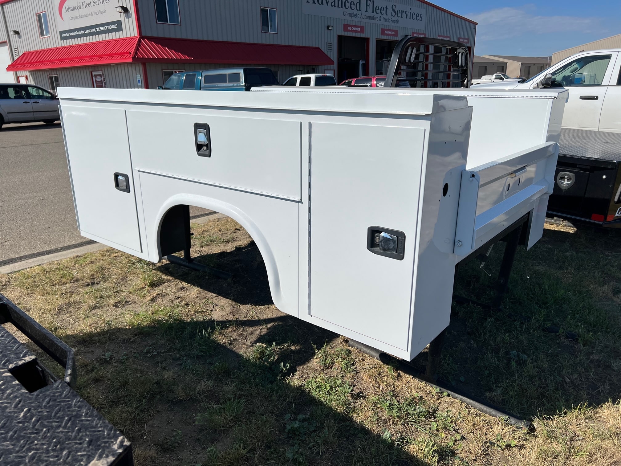 Knapheide Steel Service Body 37" tall-$13,250. 56"CA, SRW - Advanced ...